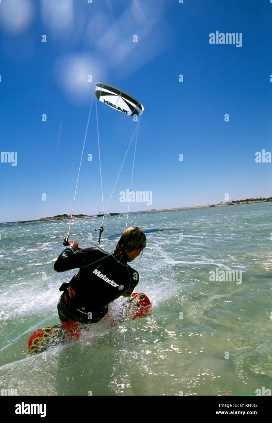 Kitesurfing, Djerba, Tunisia, Africa Stock Photo - Alamy