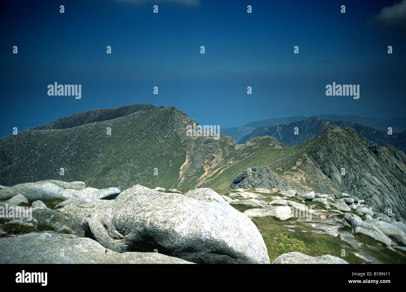 Mountain Ranges across Isle of Arran, Scotland Stock Photo - Alamy