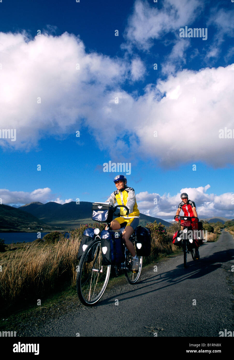 Bikers, Connemara National Park, County Galway, Ireland Stock Photo - Alamy