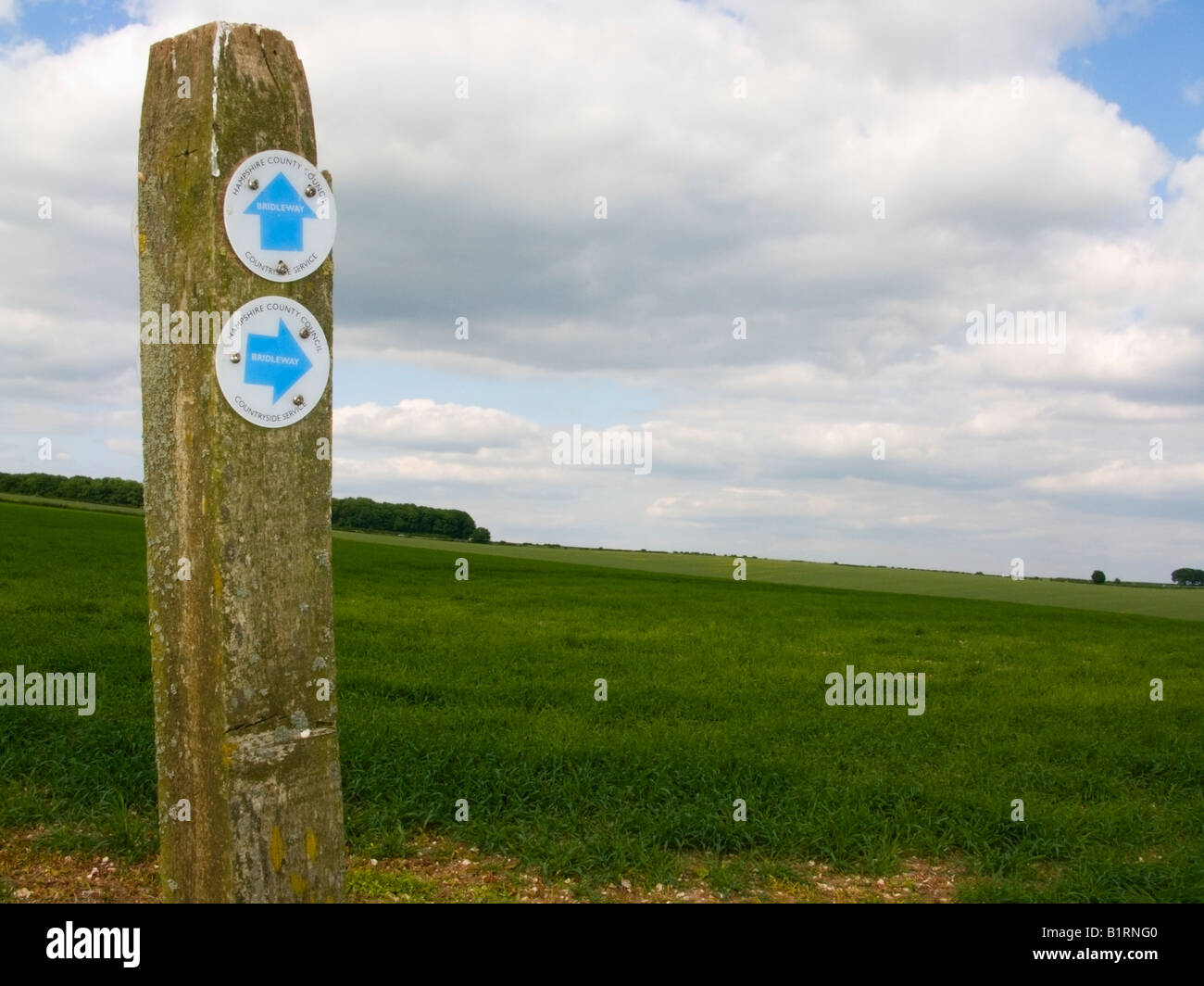 English countryside signpost Stock Photo - Alamy