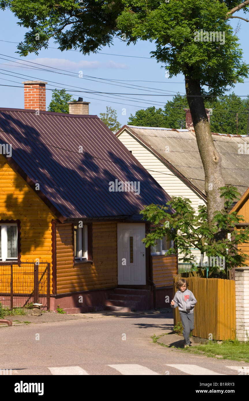 Architecture and street scene Sejny Great Mazurian Lakes Poland Stock ...