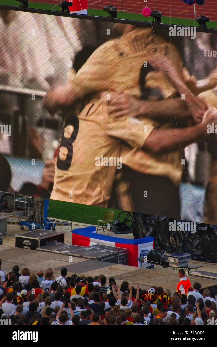 Europe, Germany, Bavaria, Munich, Football, Olympic, Stadium, Finale ...