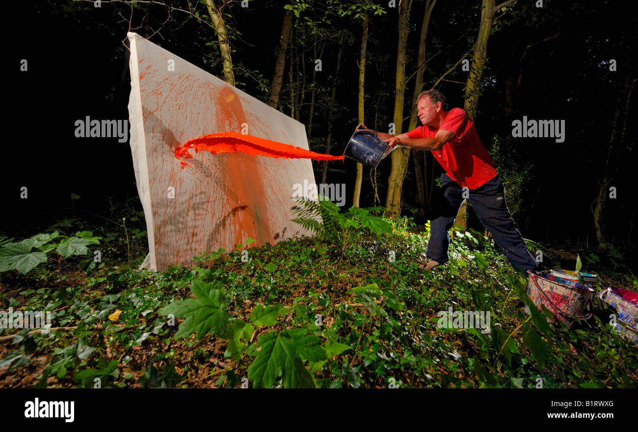 Throwing Paint Photography