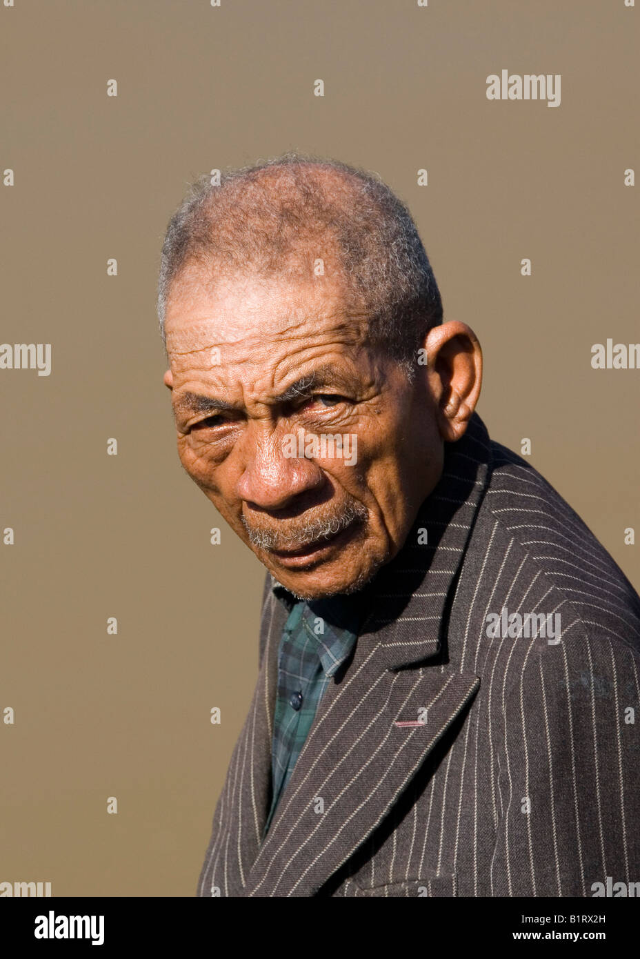 Portrait of an old Madagascan man, Madagascar, Africa Stock Photo - Alamy