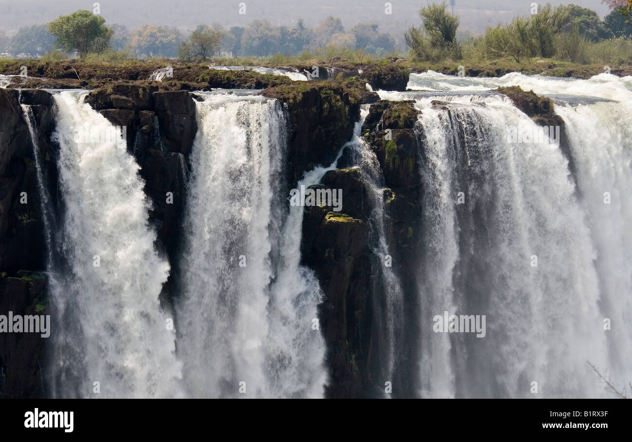 Detail, waterfall, Victoria Falls, Zimbabwe, Africa Stock Photo - Alamy