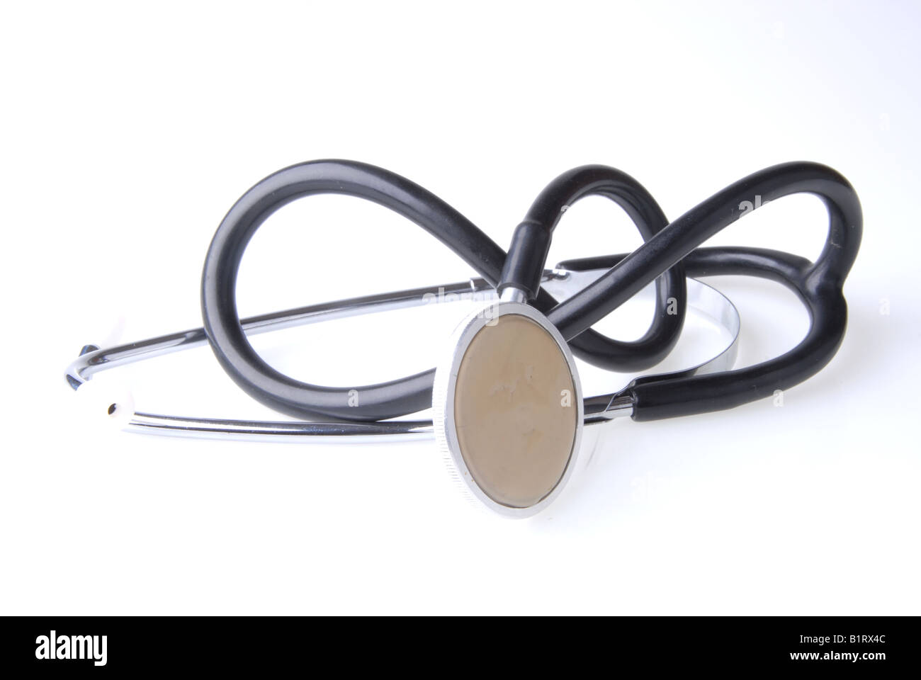 Medical stethoscope isolated on white close up Stock Photo - Alamy