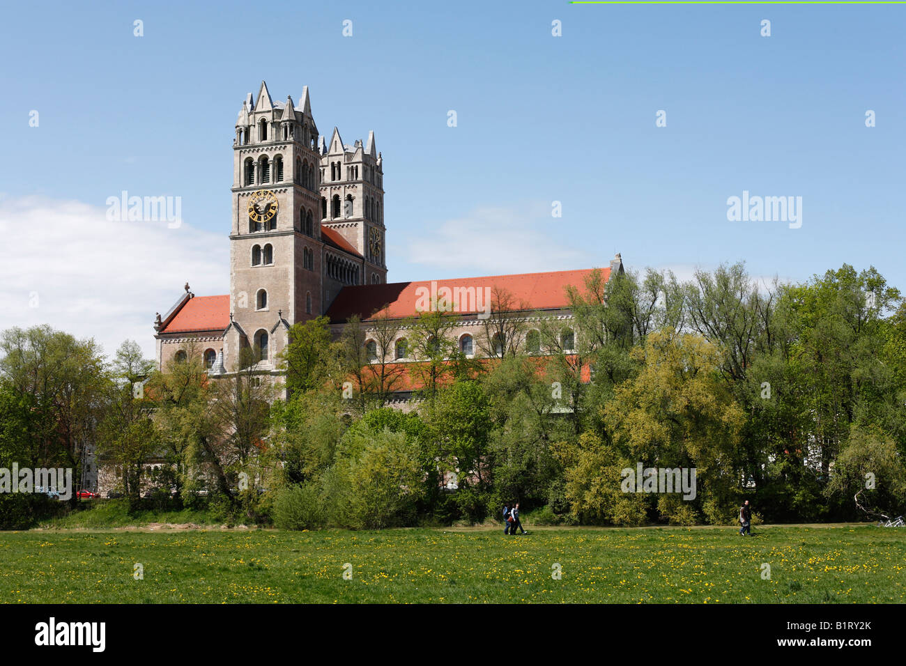 St. Maximilian Cathedral, Munich, Bavaria, Germany, Europe Stock Photo ...