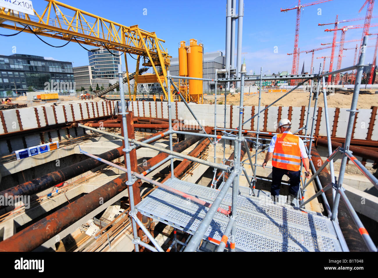 German construction site Stock Photo - Alamy
