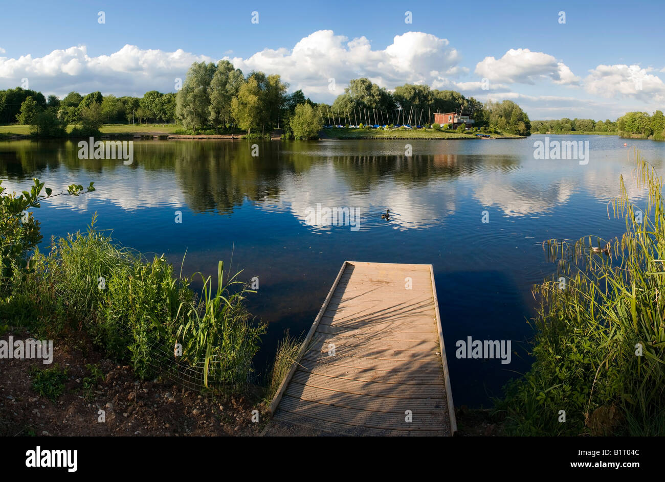 arrow valley lake country park redditch worcestershire midlands england ...