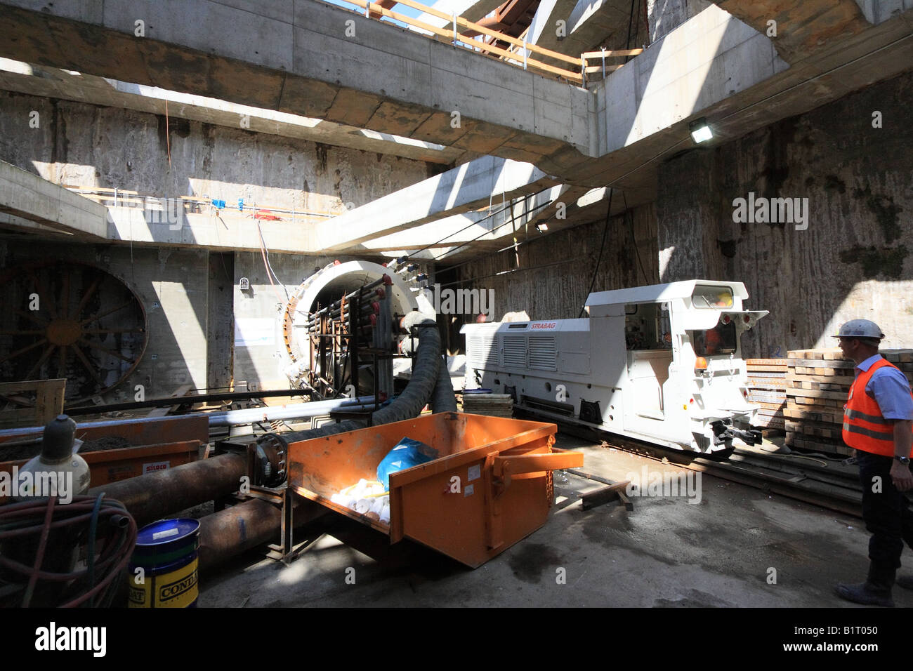 German construction site Stock Photo - Alamy