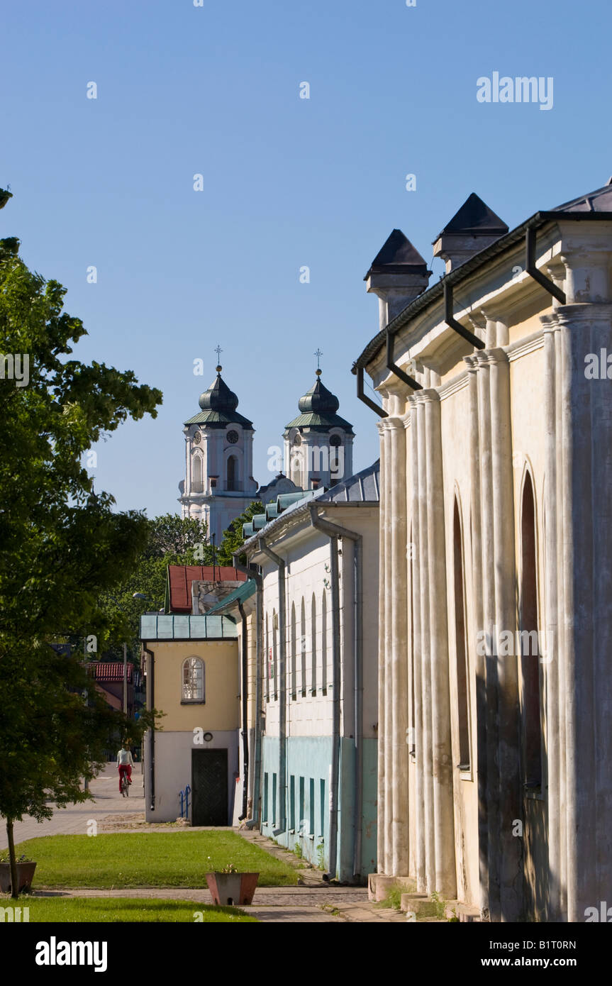 Architecture and street scene Sejny Great Mazurian Lakes Poland Stock ...