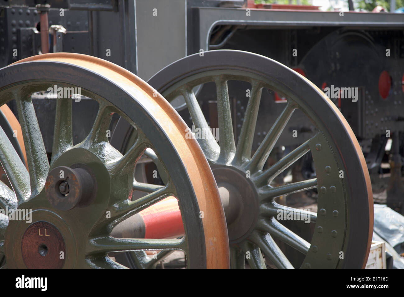 Rail wheels and axle hi-res stock photography and images - Alamy