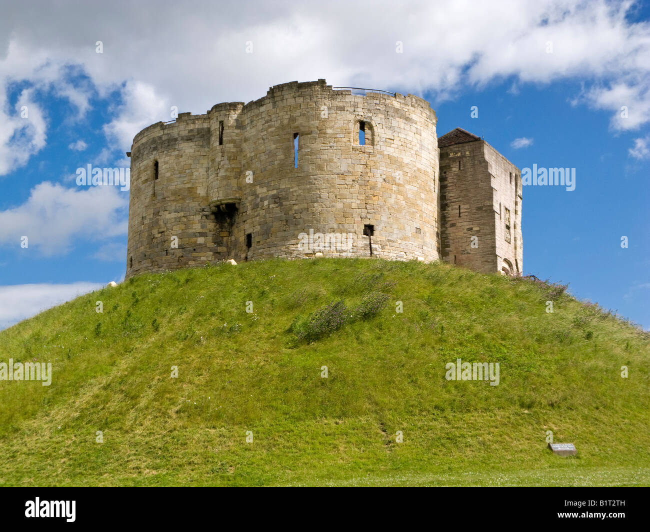 Cliffords Tower York Castle England UK Stock Photo - Alamy