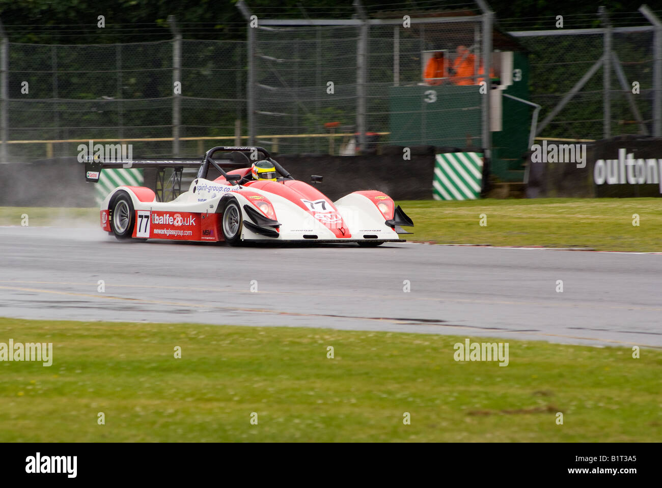 A V de V Norma M20F Sports Racing Car Exits Old Hall Corner at Oulton ...