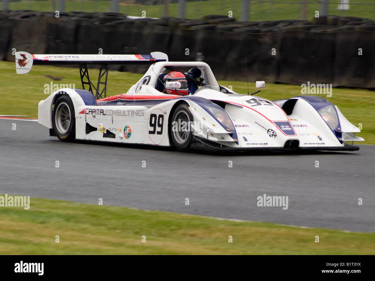A V de V UK Ligier JS49 Sports Race Car in The Avenue at Oulton Park ...