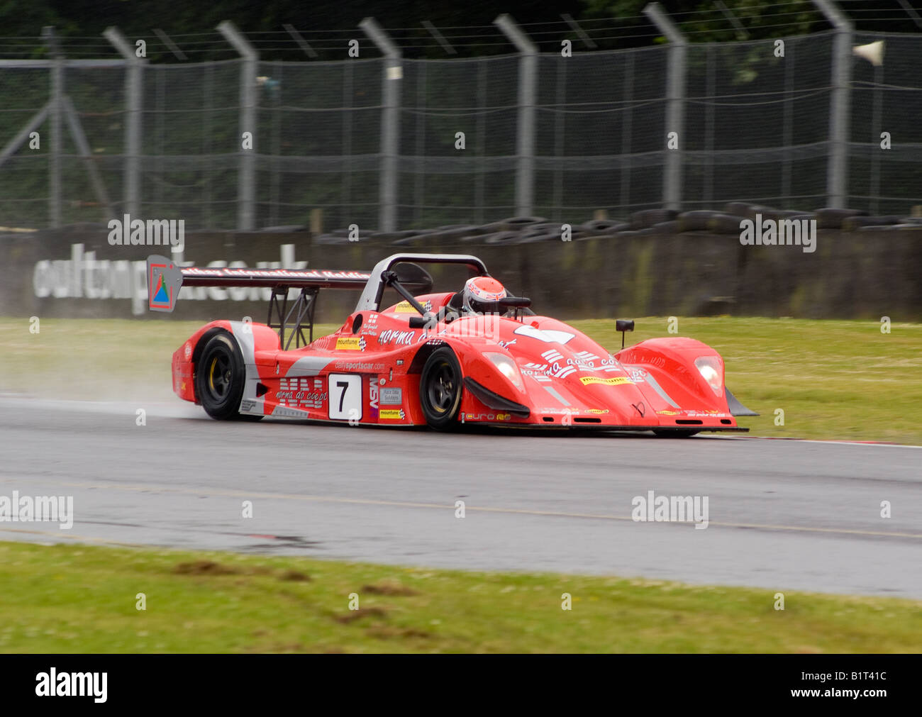 A V de V Norma M20F Sports Racing Car Exits Old Hall Corner at Oulton ...