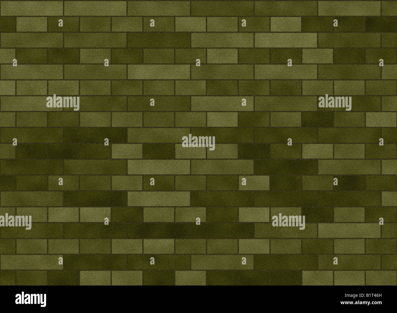 Green brick wall texture background Stock Photo - Alamy