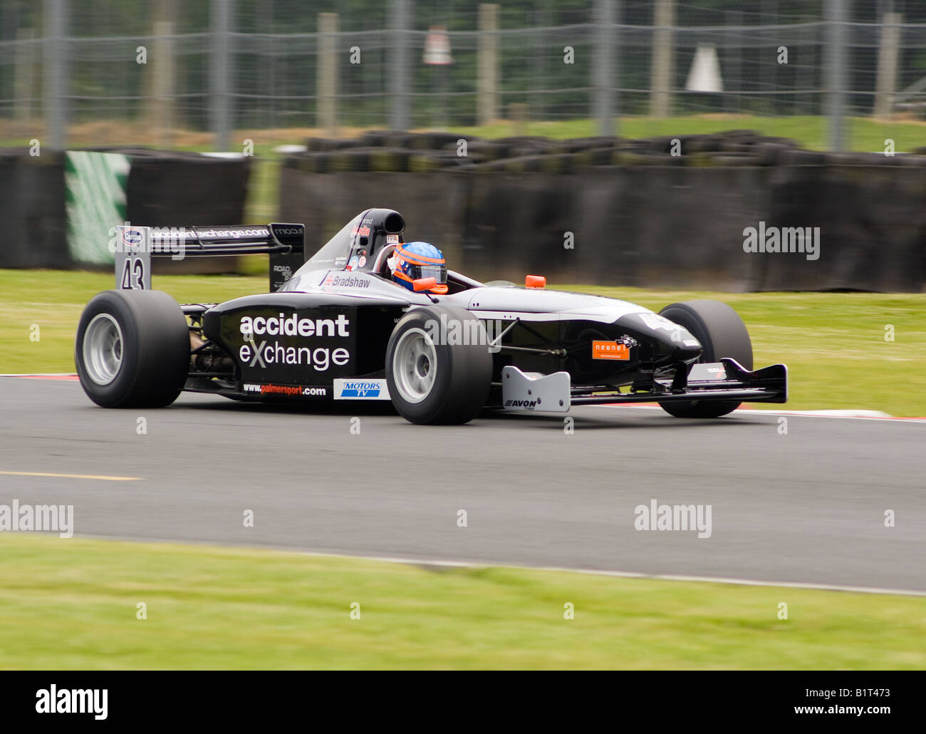 Formula Palmer Audi Racing Cars Exiting Old Hall Corner at Oulton Park ...