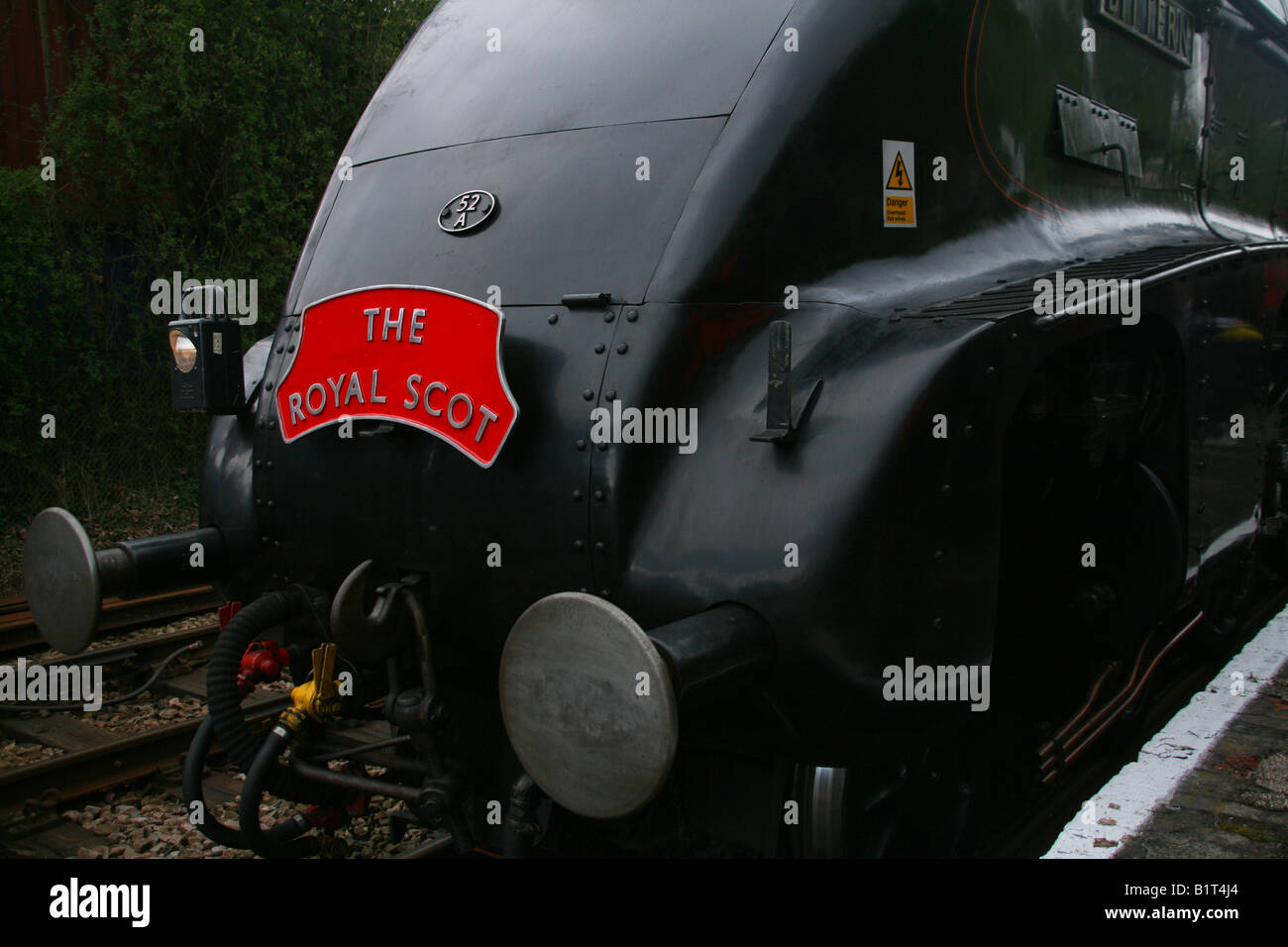 'Royal Scot' A4 class 'Bittern' steam engine Stock Photo - Alamy