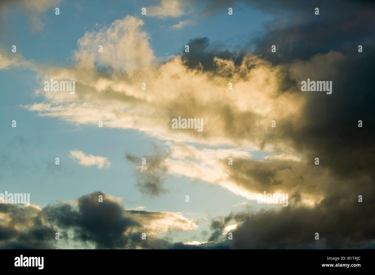 Clouds at sunset Stock Photo - Alamy