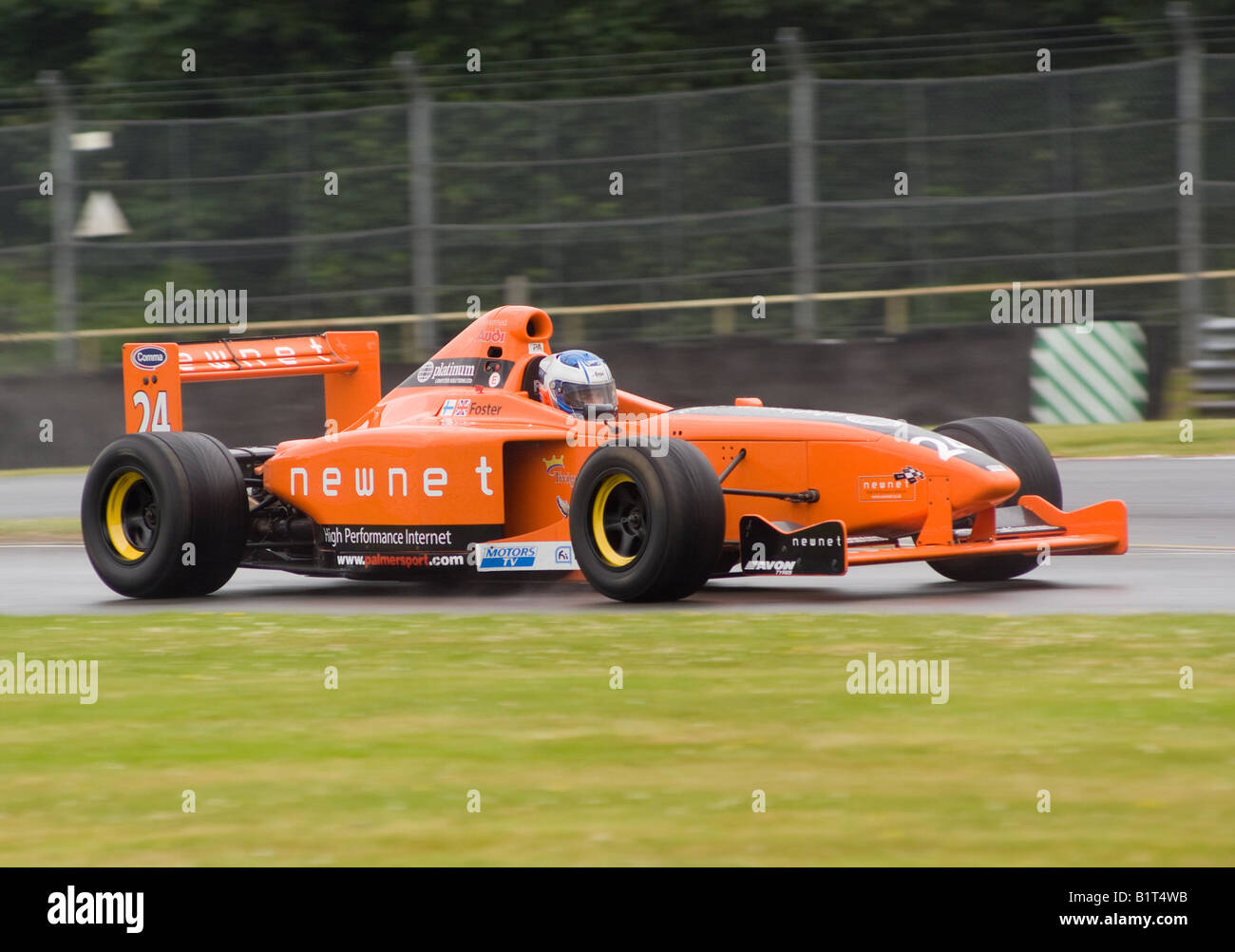 Formula Palmer Audi Racing Car Leaving Pit Road at Oulton Park Motor ...