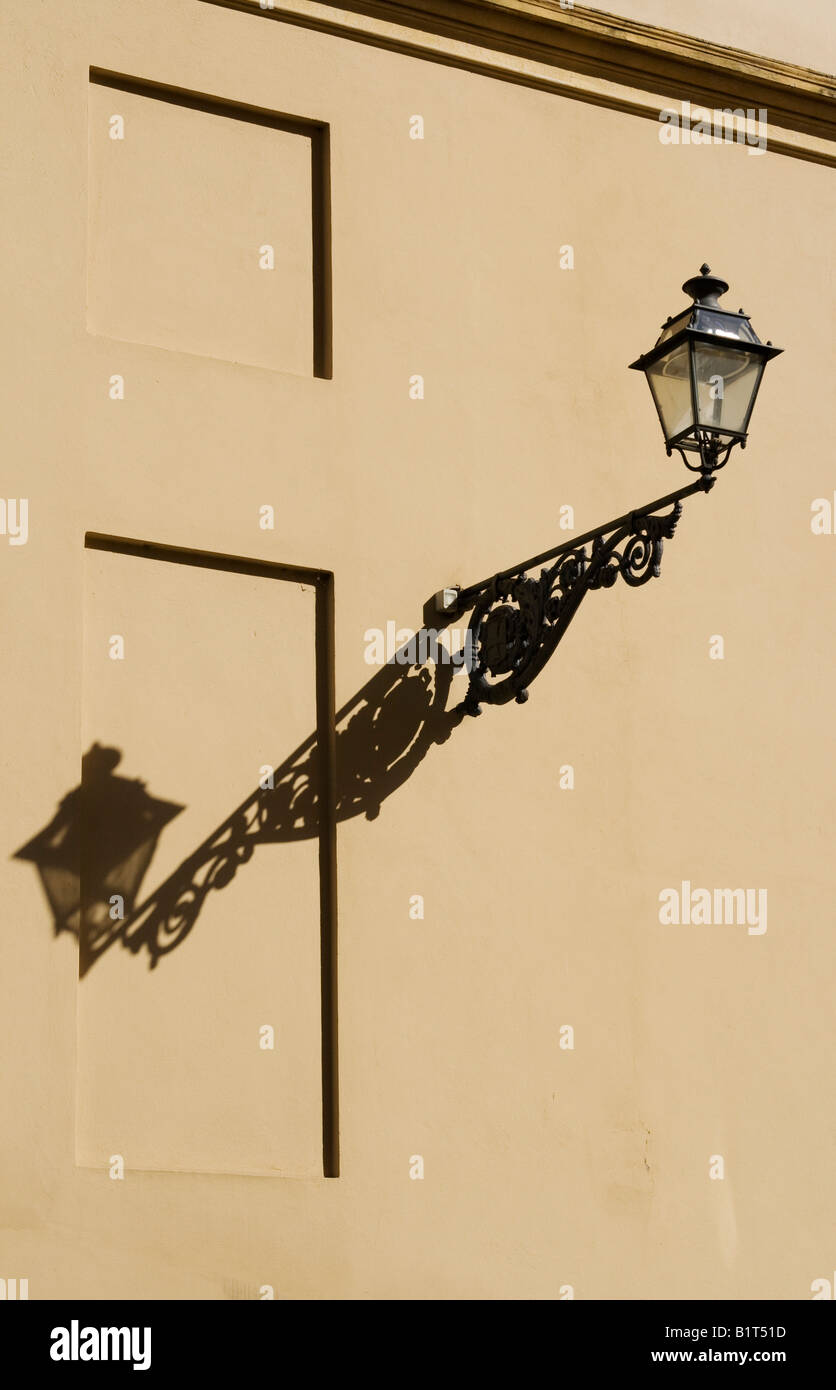 Lantern with shadow Stock Photo - Alamy