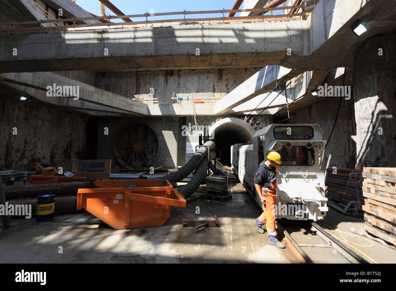 German construction site Stock Photo - Alamy