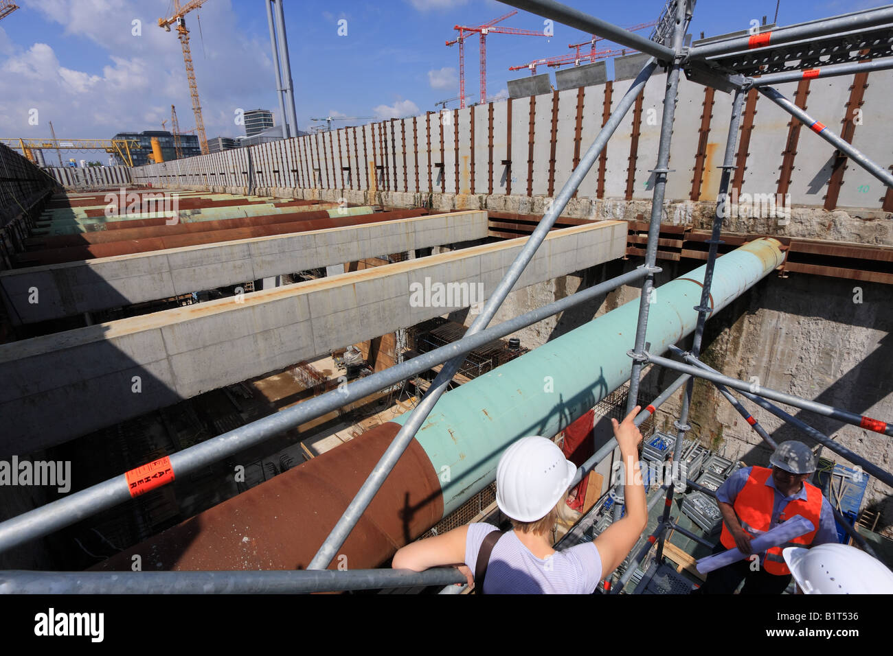 German construction site Stock Photo - Alamy