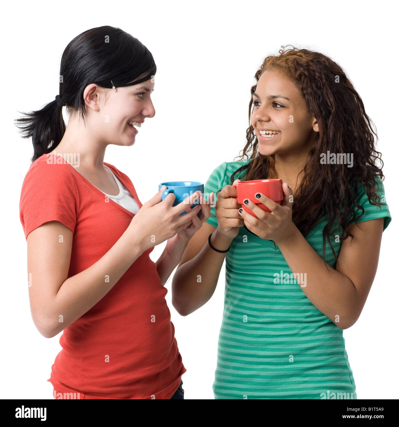 Two side by side cups Cut Out Stock Images & Pictures - Alamy