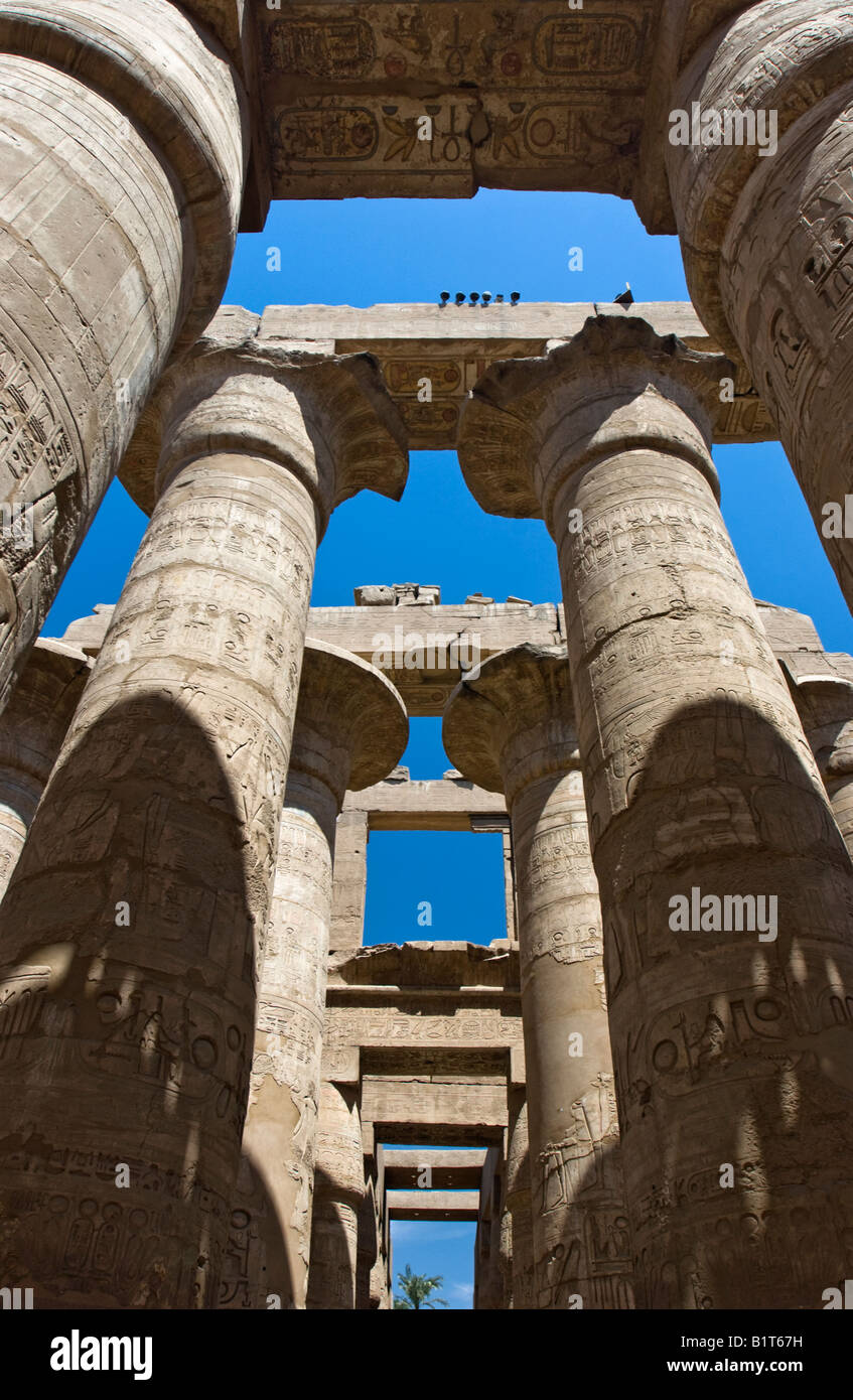 The Hypostyle Hall, Temple of Karnak, Luxor, Egypt Stock Photo - Alamy