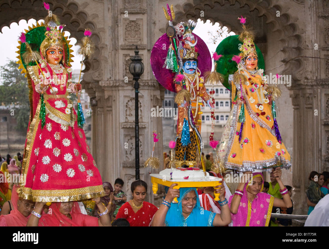 Gangur festival hi-res stock photography and images - Alamy