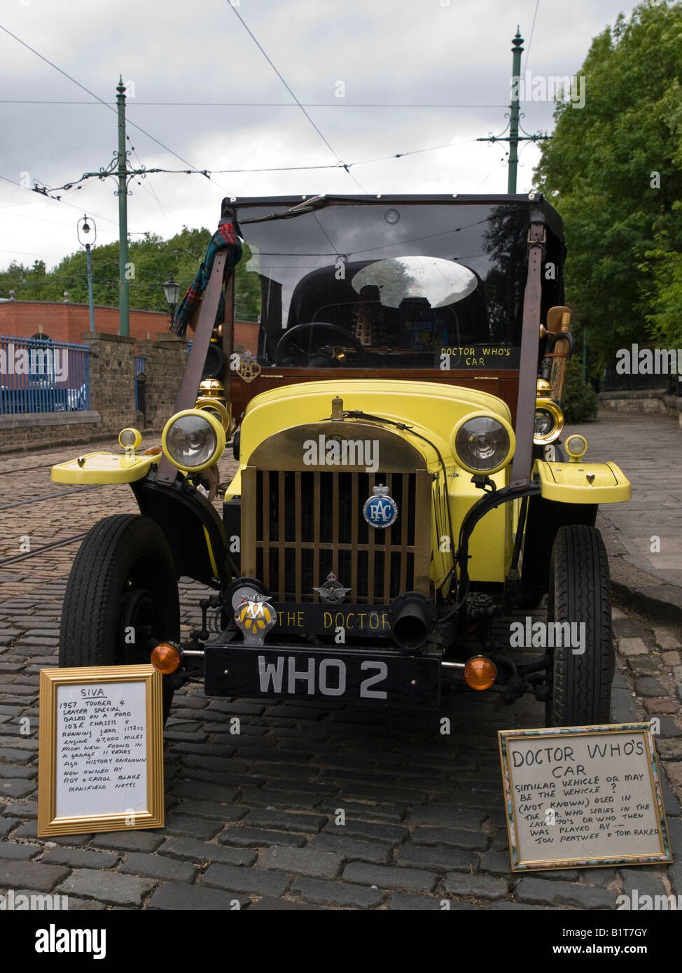 Dr Who car 'Bessie' or something similar Stock Photo - Alamy