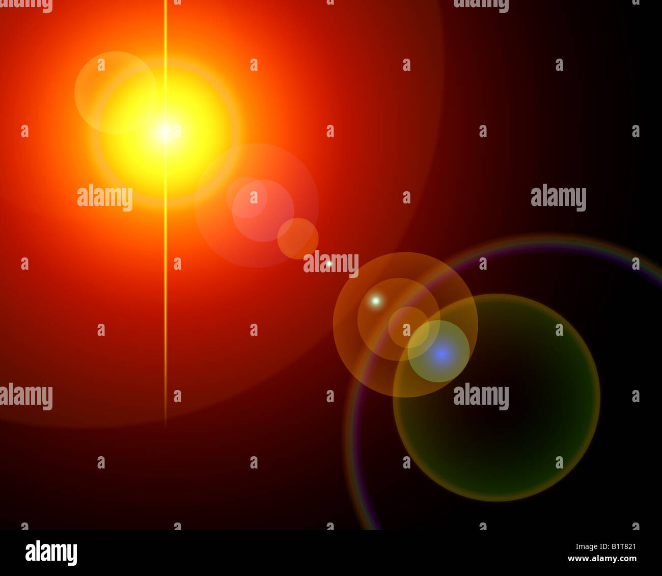 Lights background series. Flare vertical Stock Photo - Alamy