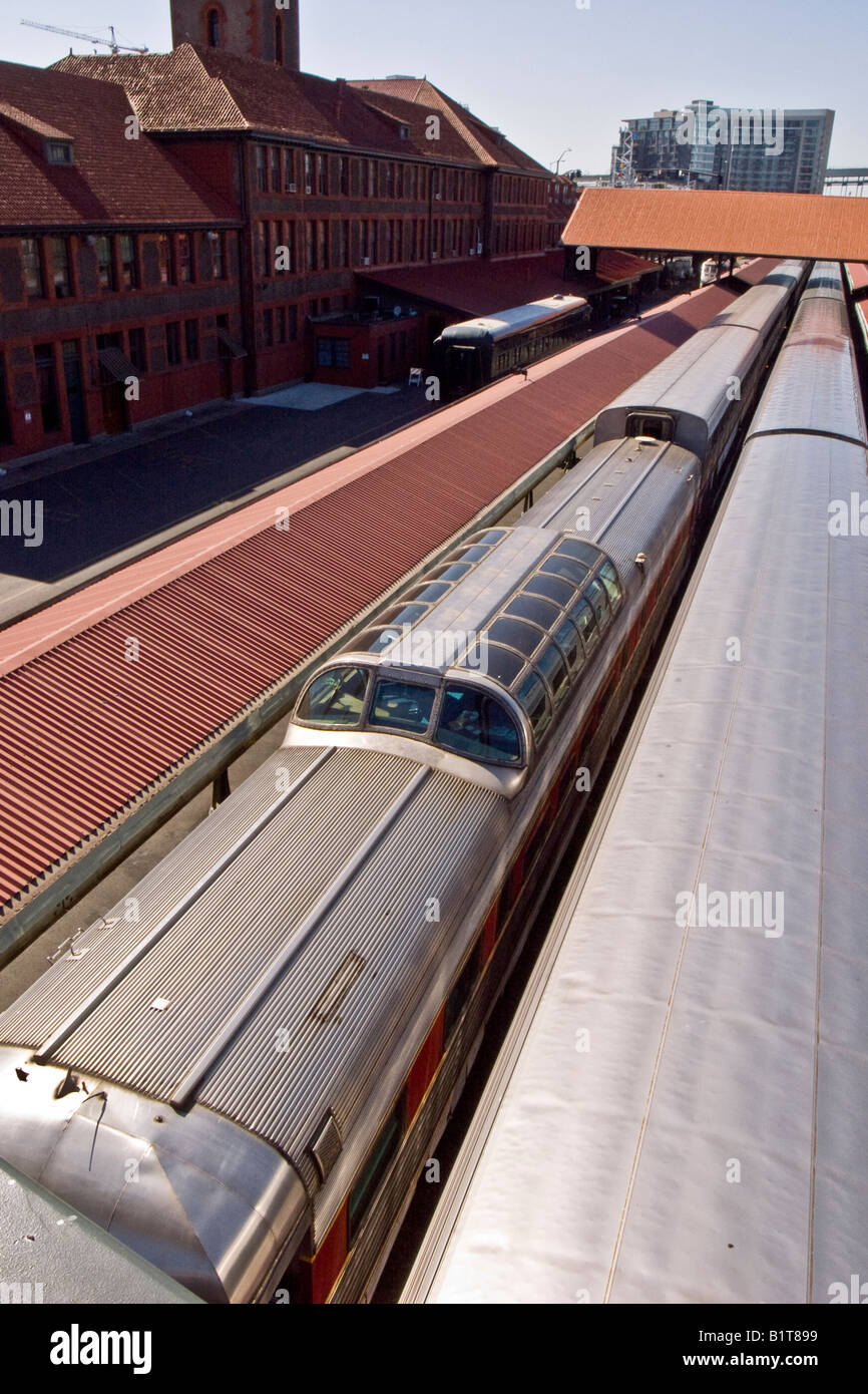 Inside Amtrak Train Observation Car