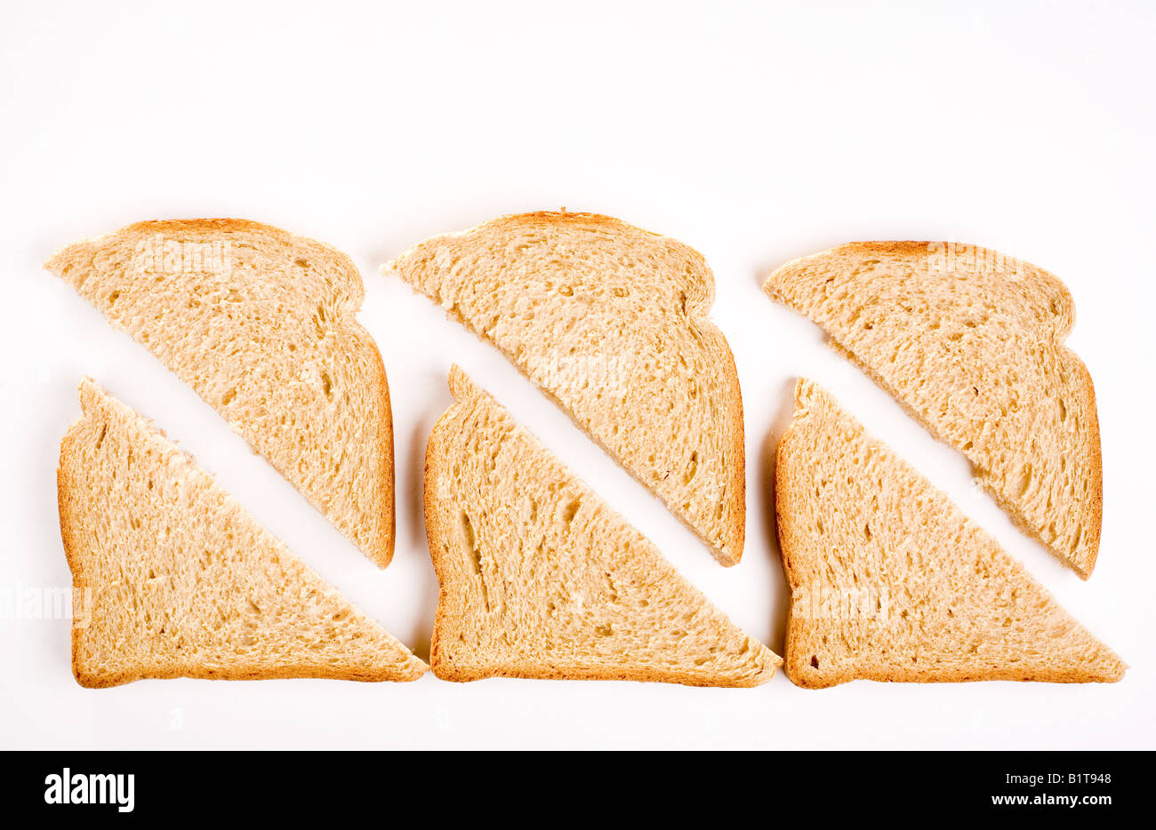 sliced bread isolated Stock Photo - Alamy