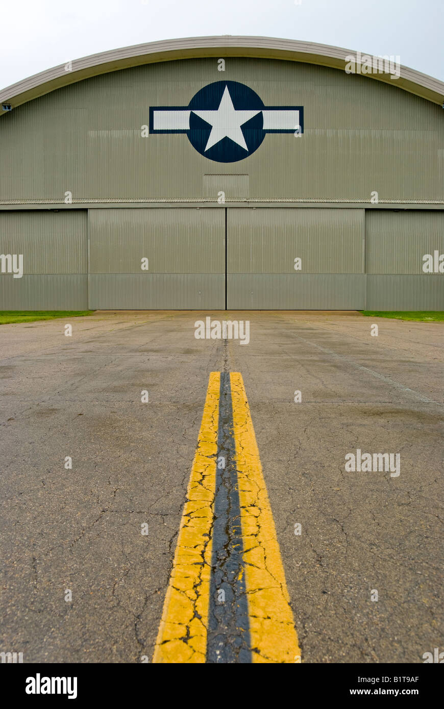 Hangar exterior at the National Museum of the United States Air Force ...