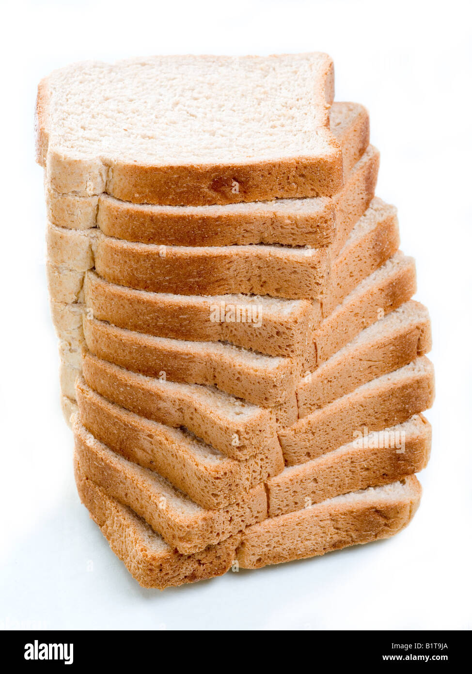 sliced bread isolated Stock Photo - Alamy