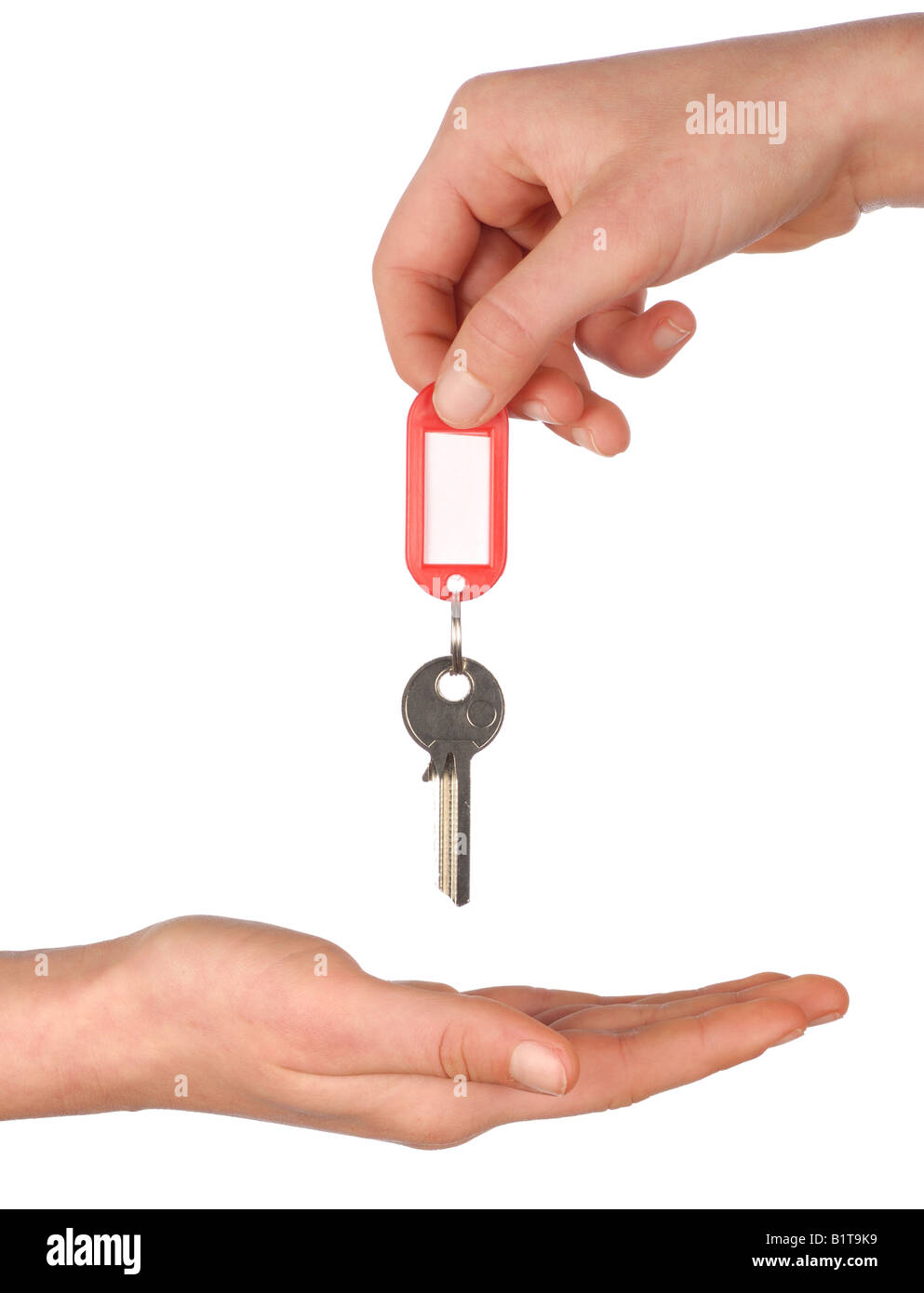 Hands with Key Stock Photo - Alamy