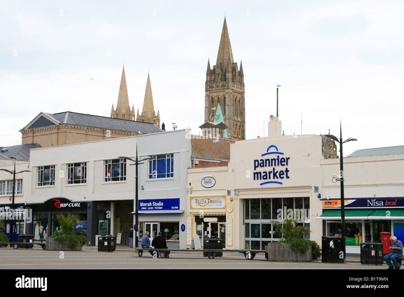 pannier market truro cathedral high street town centre shops county ...