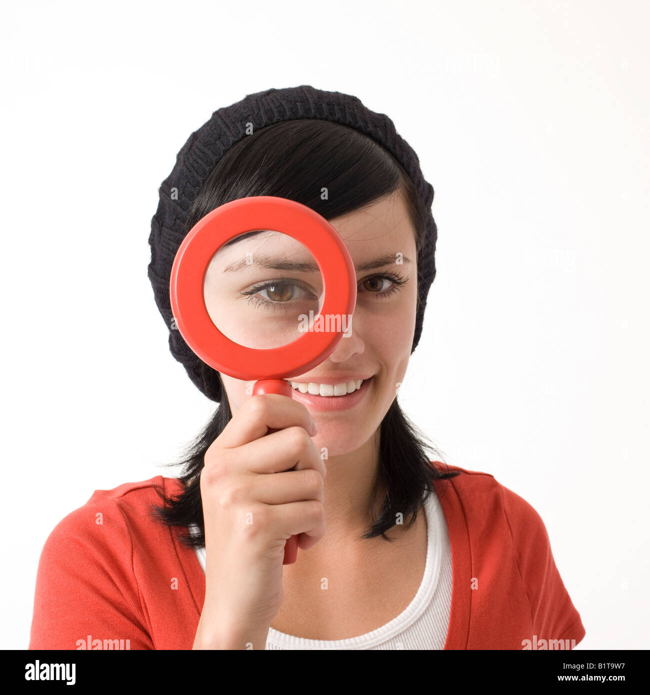 Magnifying glass eye hi-res stock photography and images - Alamy