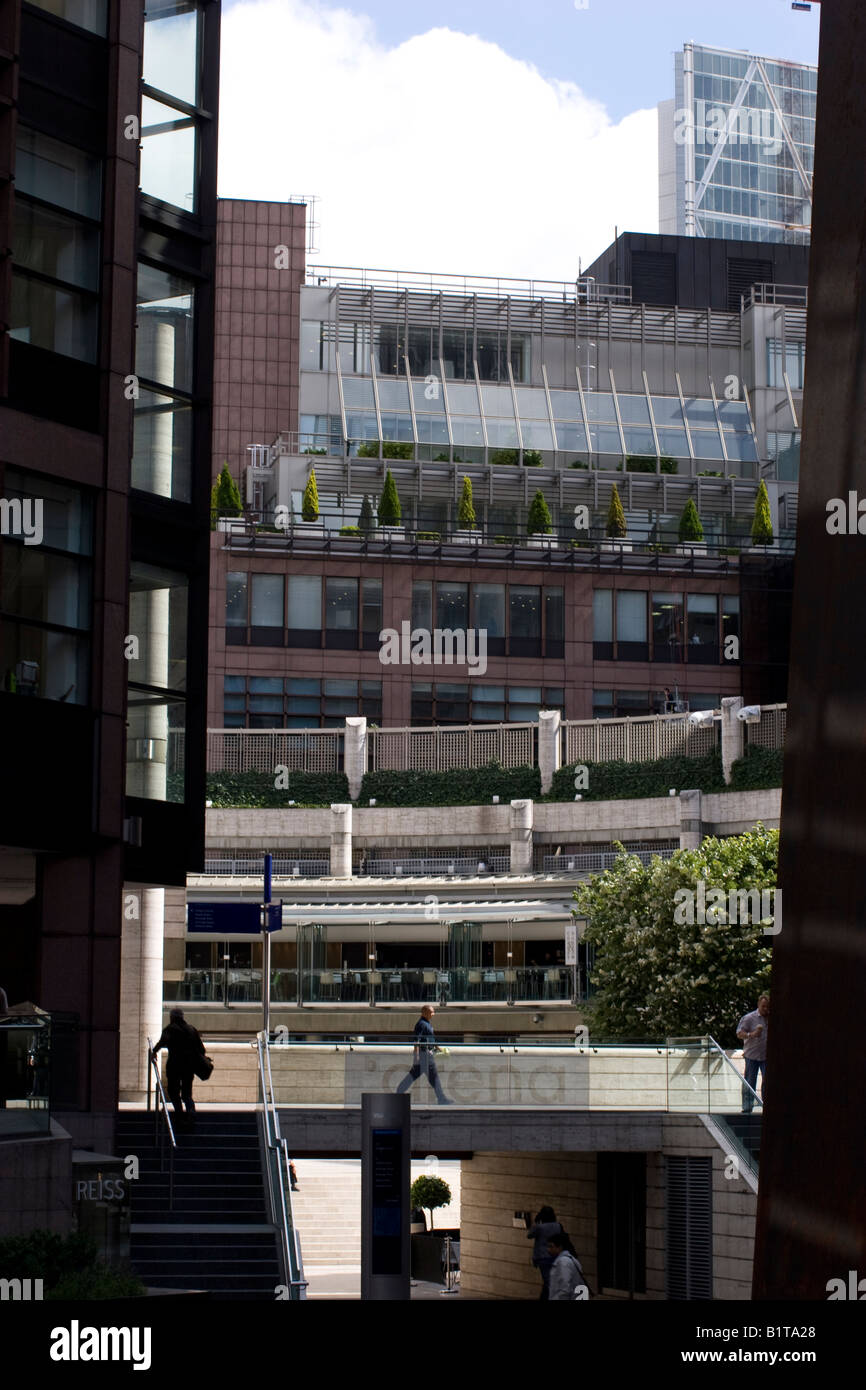 View of the Broadgate office complex Liverpool street London Stock ...