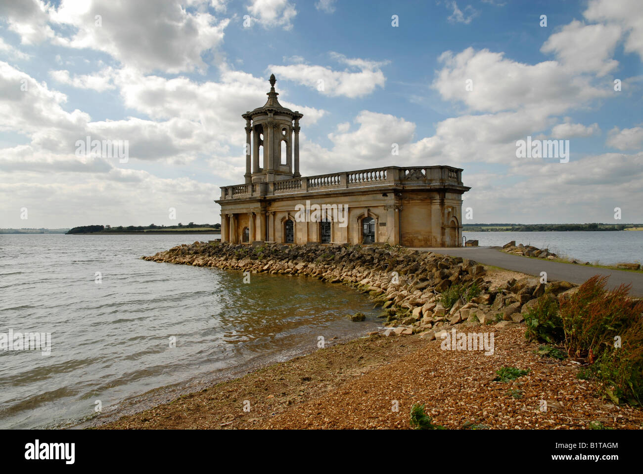Normanton Church at Rutland Water UK 2008 Stock Photo - Alamy