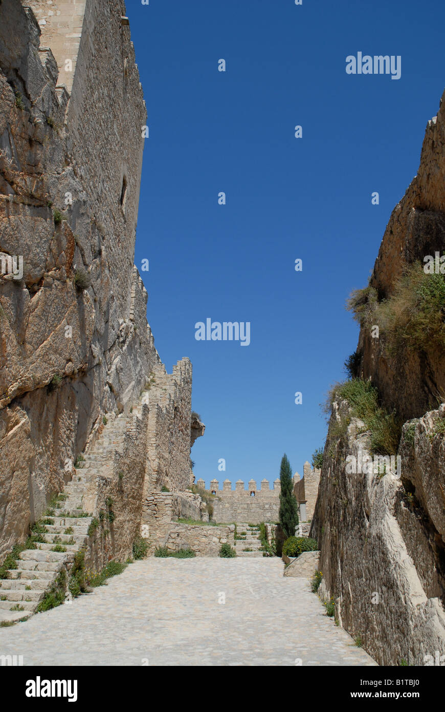 inside Almansa Castle, Almansa, Albacete Province, Castile-La-Mancha ...