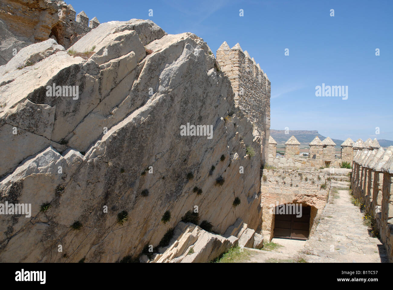inside Almansa Castle, Almansa, Albacete Province, Castile-La-Mancha ...