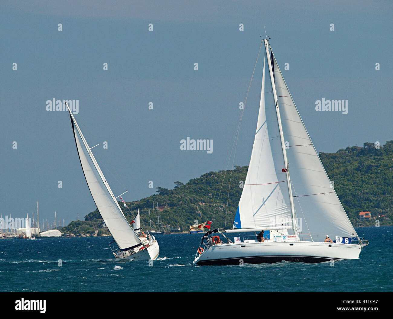 Sailing boat race buoy hi-res stock photography and images - Alamy