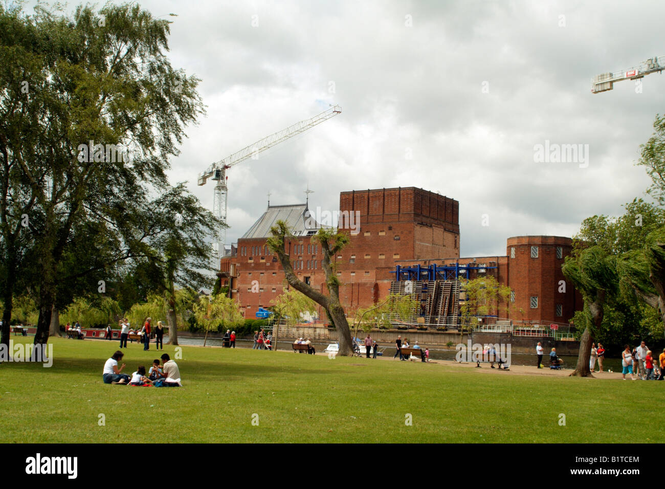 RSC Royal Shakespeare Theatre reconstruction at Stratford upon Avon ...