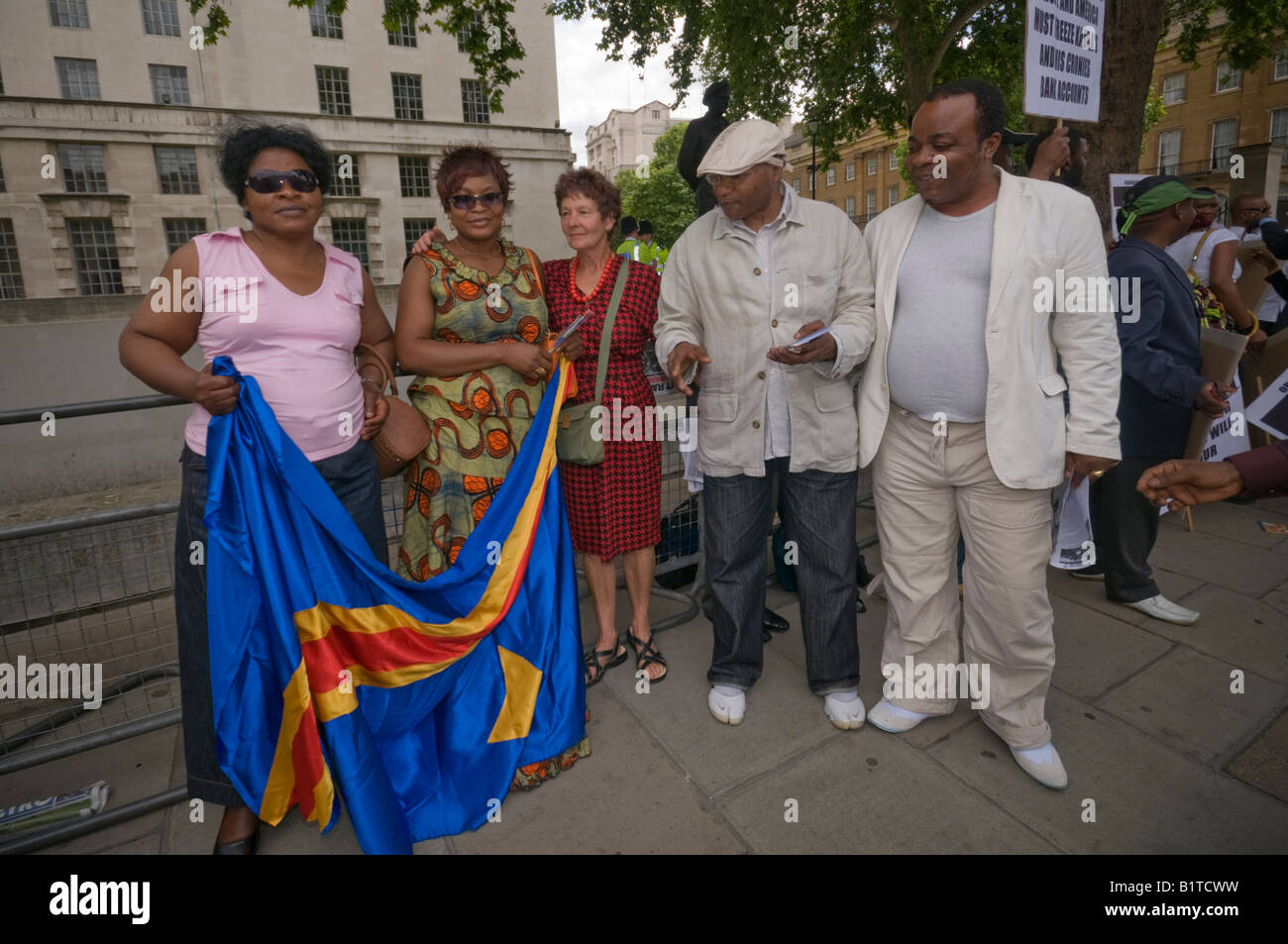 Congolese protest on their independence day against their government ...