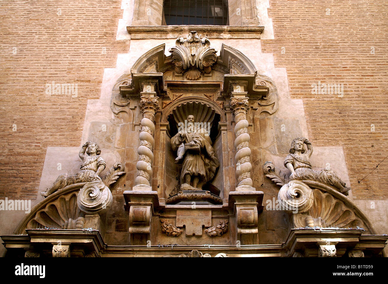 Church of Saint Andres Andrew Apostle Valencia Spain Stock Photo - Alamy