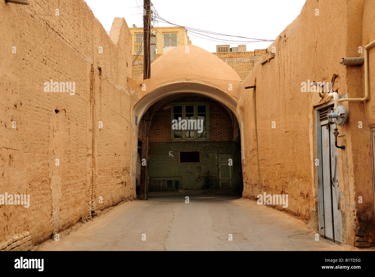 One of the many alleyways leading into the market place within the old ...