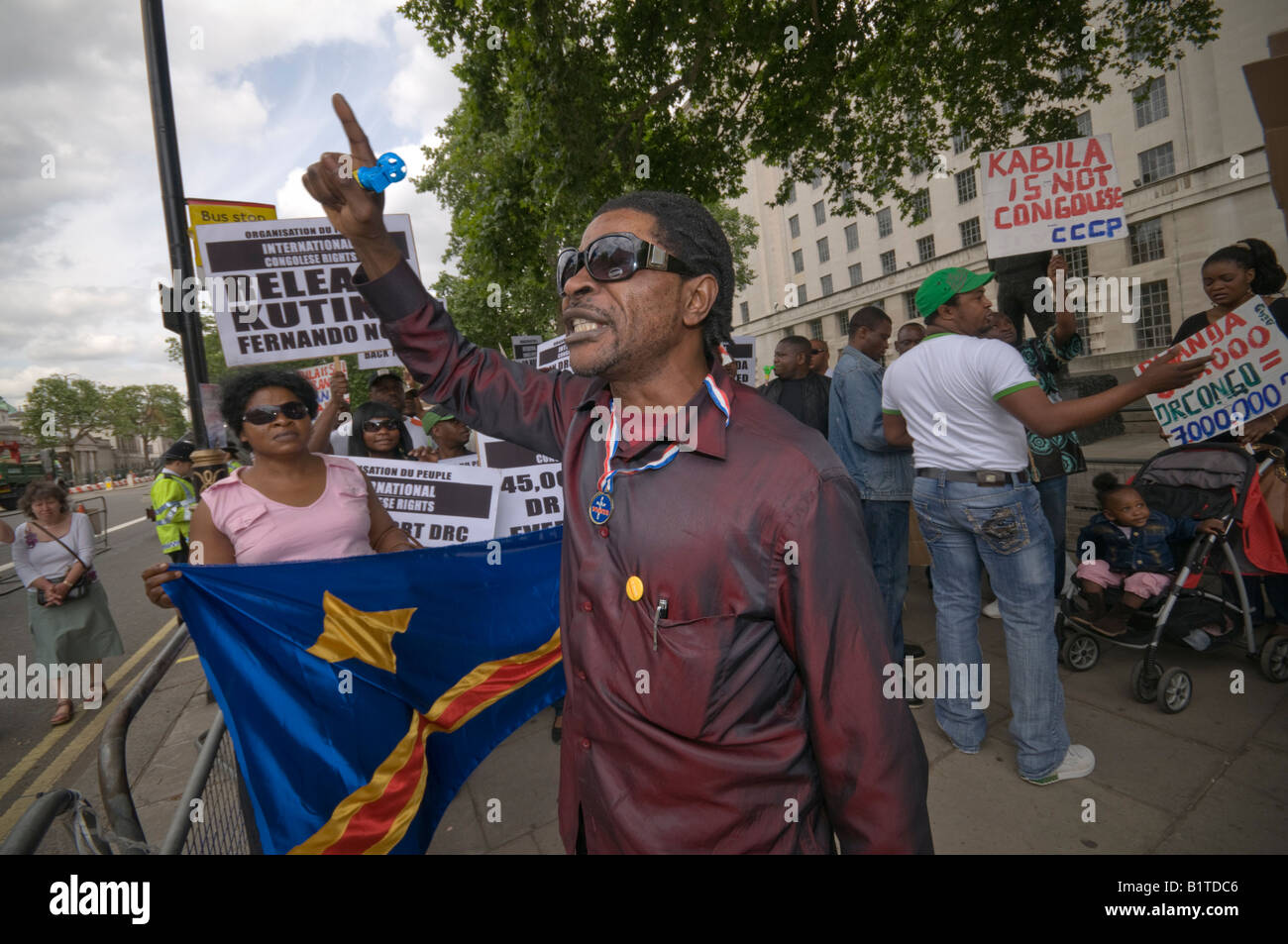 Congolese protest on their independence day against their government ...